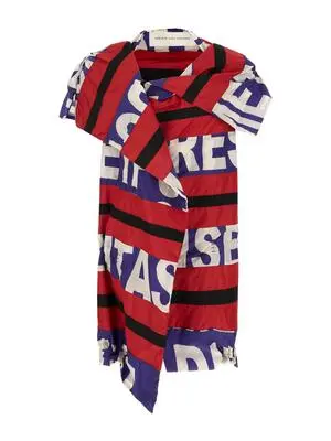 Dries Van Noten Graphic Print Blazer - Multicolor