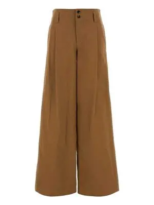CHLOÉ CHLOE Cotton Wide-Leg Pant