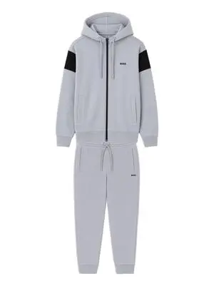 BOSS Set Tracksuit Con Cappuccio - Gray