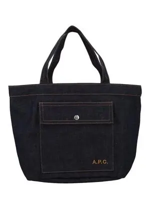 A.p.c. Borsa Tote Jade - Blue