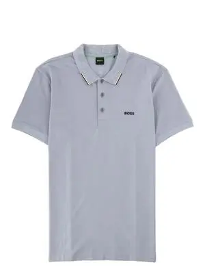 BOSS Polo Con Logo - Gray