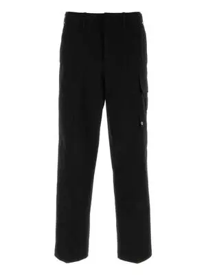 Fendi Stretch Cotton Cargo Pant - Black