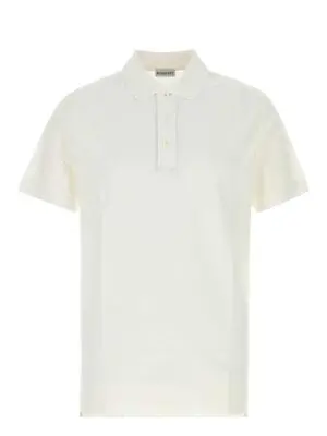Burberry Piquet Polo Shirt - White
