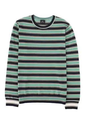 Paul Smith Maglia In Lana Merino - Multicolor