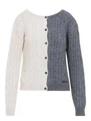 Moschino Bicolor Cardigan - Gray