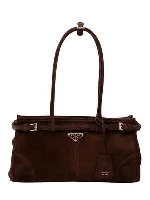 Prada Bonnie Suede Bag - Multicolor