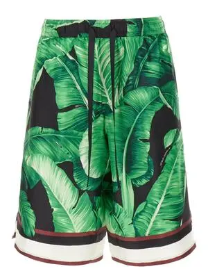 Dolce & Gabbana Tropical Print Shorts - Multicolor