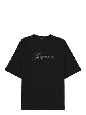 Jacquemus T-shirt Con Logo - Black