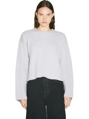 Marni Crewneck Wool Sweater - Gray