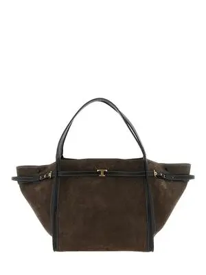 TOD'S Medium Tim Shopping Bag - Brown