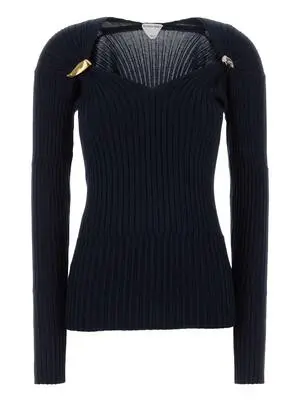 Bottega Veneta Cashmere Blend Top - Blue