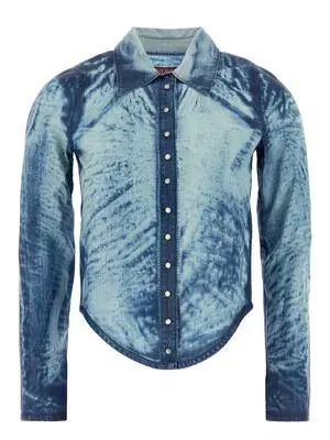 DIESEL® Light Lyocell De-lyria Shirt - Blue
