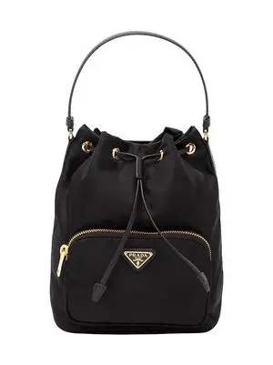 Prada PRADA Duet Re-Nylon Bucket Bag Multicolor