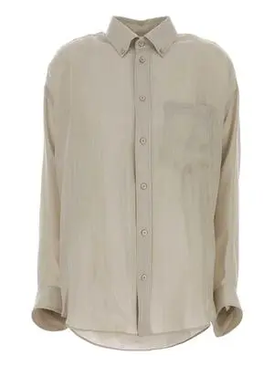 BALENCIAGA BALENCIAGA Cupro Oversize Shirt