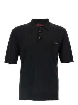 Gucci Intarsio Polo Shirt - Black