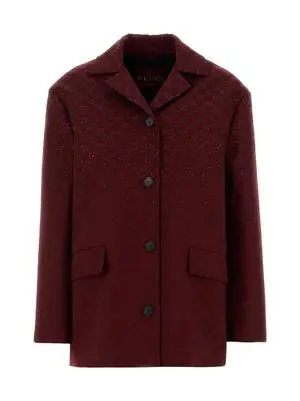 Gucci Gg Fabric Blazer - Red