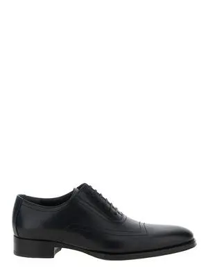 Gucci Lace-up Leather - Black