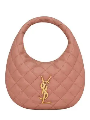 Saint Laurent Icarino Quilted Handbag - Pink