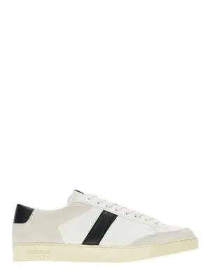 TOM FORD TOM FORD Leather And Suede Sneakers