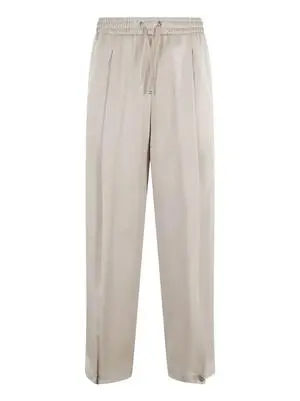 Herno Herno Pleated Drawstring Pants Cream