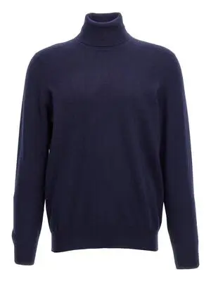 Brunello Cucinelli Cashmere Turtleneck Sweater - Blue