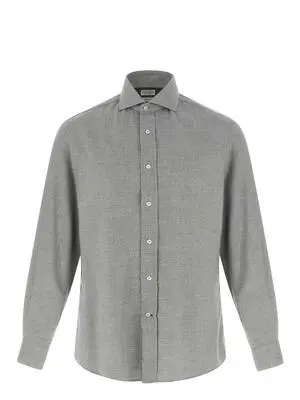 Brunello Cucinelli Cotton Shirt - Gray