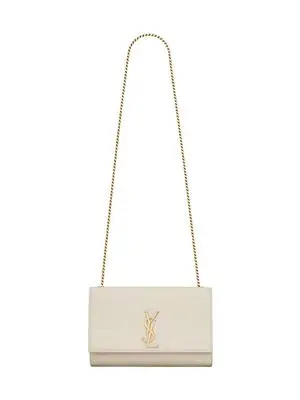 Saint Laurent Kate Shoulder Bag - White