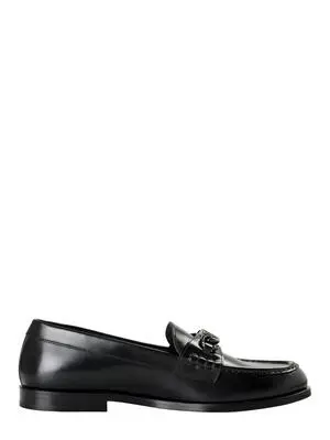 Valentino Garavani Leather Loafers - Black