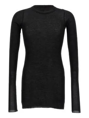 Rick Owens Rib Ls T' T-shirt - Black