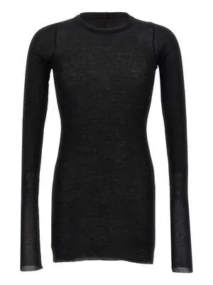 Rick Owens Rib Ls T' T-shirt - Black