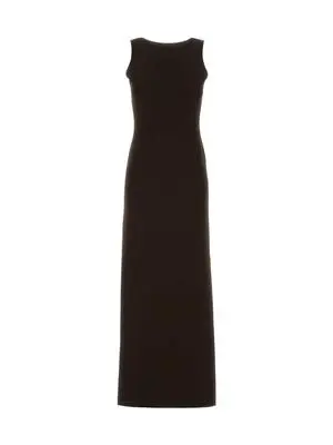Gucci Stretch Viscose Blend Dress - Brown