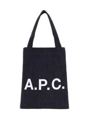 A.p.c. Demi Small Lou Shopping Bag - Blue