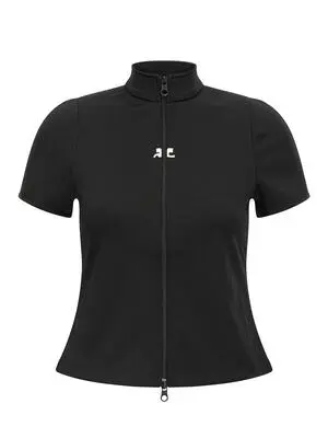 COURREGES COURREGES Interlock Zipped Top Black