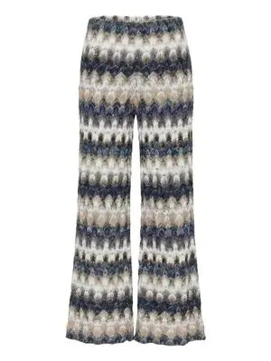 Missoni Patterned Viscose Pants - Multicolor