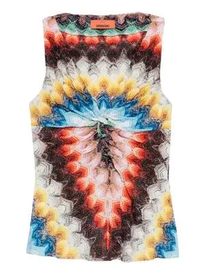 Missoni Patterned Viscose Top - Multicolor