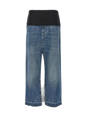 Stella McCartney Tuxedo Band Skirt - Blue