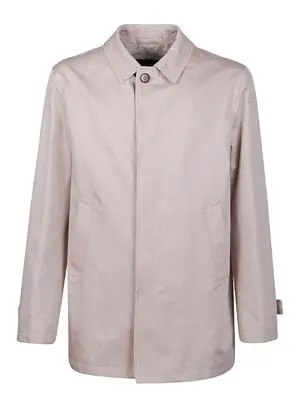 Herno Single-breasted Coat - Pink