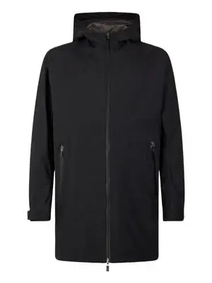 Herno Hooded Parka Coat - Black