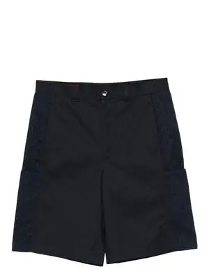 Gucci Cotton Twill Logo Shorts - Multicolor