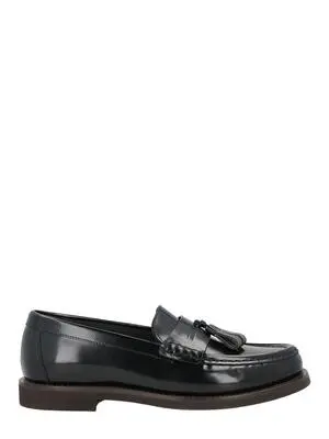Brunello Cucinelli Leather Loafers - Black