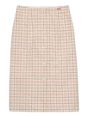 Prada PRADA Cotton Pencil Skirt Multicolor