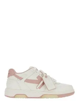 Off-White Leather Sneakers - Multicolor
