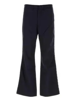 WALES BONNER Midnight Cotton Pant - Blue