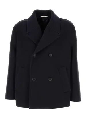 Valentino Garavani Virgin Wool Coat - Blue
