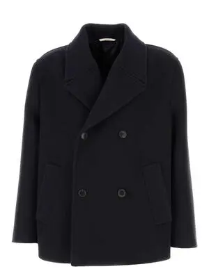 Valentino Garavani Virgin Wool Coat - Blue