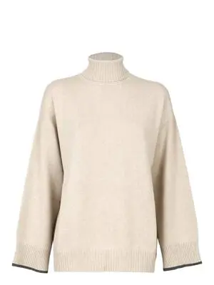 Brunello Cucinelli BRUNELLO CUCINELLI Cashmere Turtleneck Cream