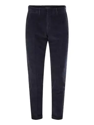 FAY FAY Slim Corduroy Trousers