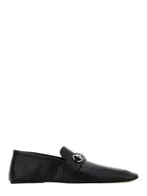 Gucci Leather Loafers - Black
