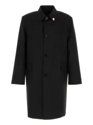 Gucci Polyester Blend Coat - Black