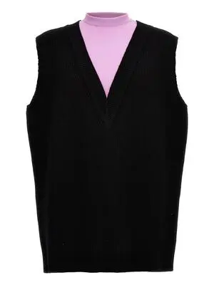 JIL SANDER Knit Vest - Multicolor